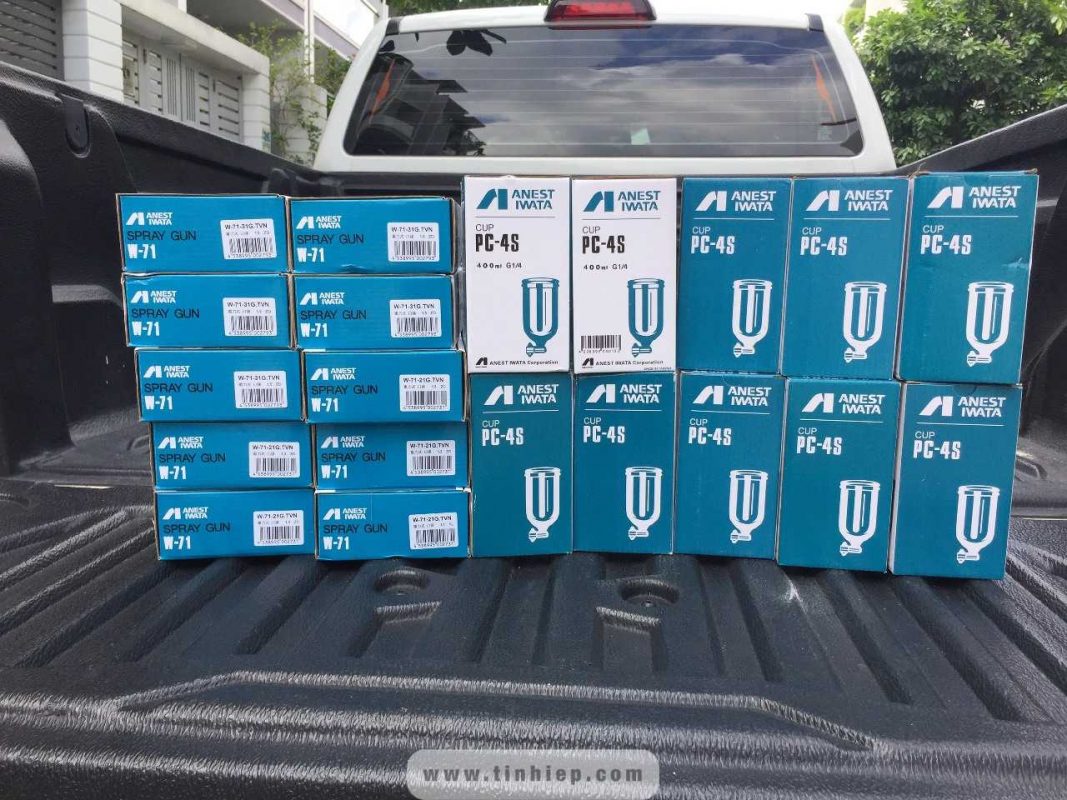 Súng phun sơn Iwata W71 | Tin Hiep Engineering Chuyên chính hãng