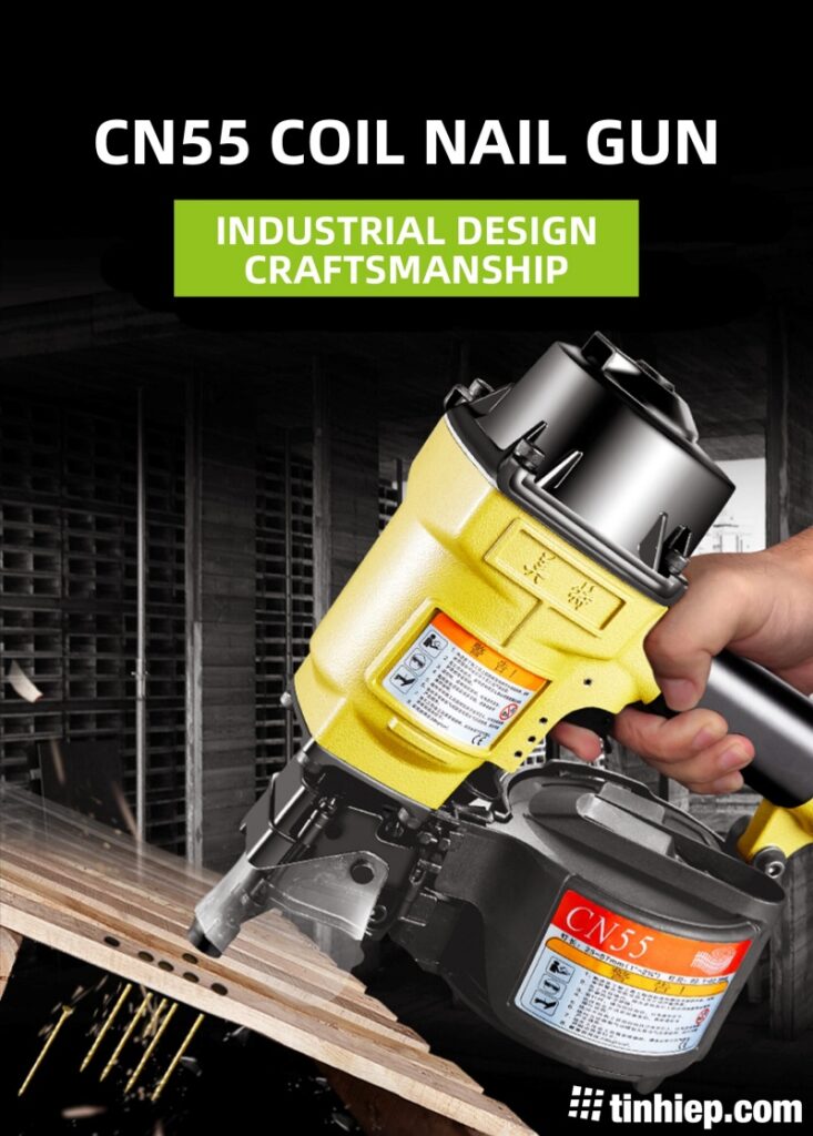 Súng bắn đinh cuộn Meite CN55 | Tin Hiep Engineering
